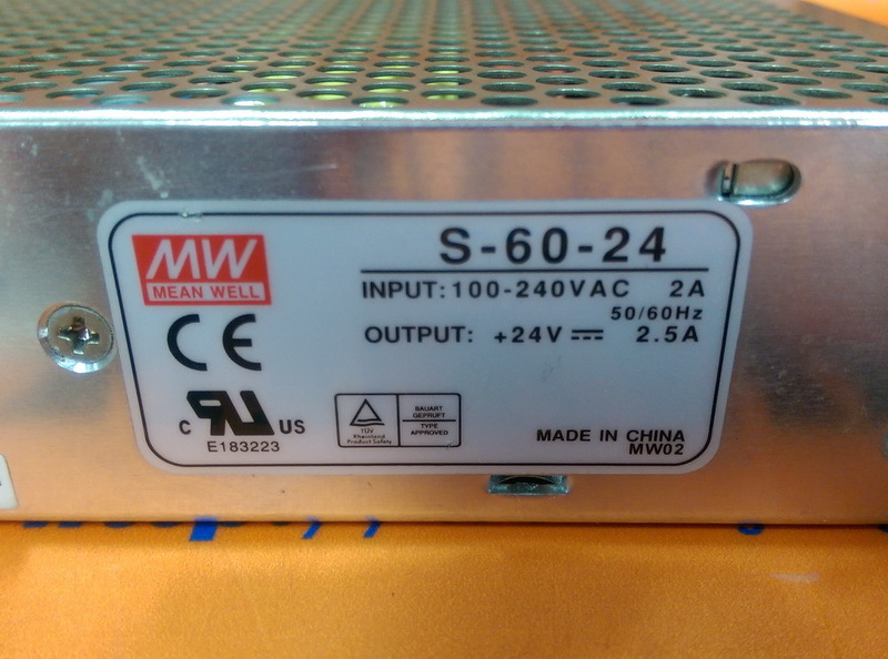 MEAN WELL S-60-24 POWER SUPPLY - 裕益科技自動化設備可程式編碼器PLC分散式控制系統DCS