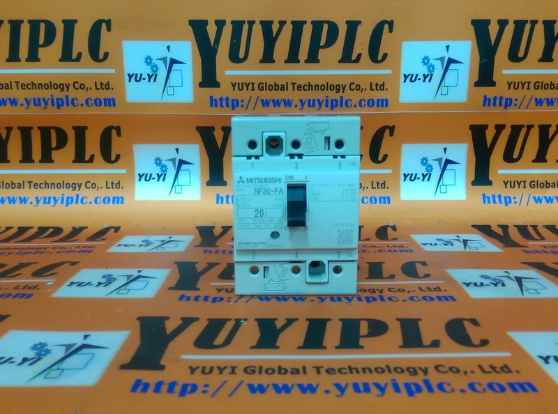 MITSUBISHI NF30-FA 3P circuit breaker 20A - 裕益科技自動化設備可程式編碼器PLC分散式控制系統DCS