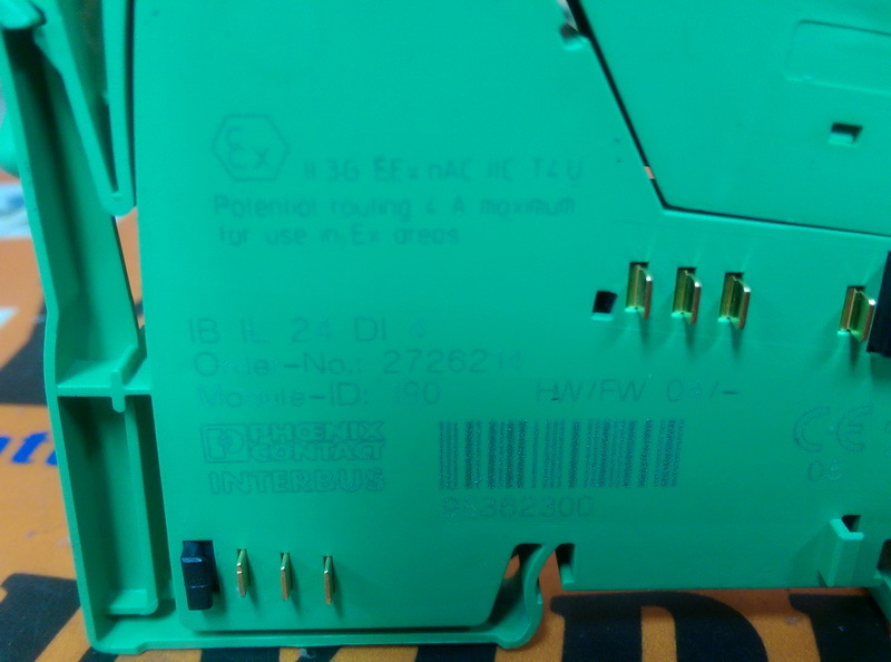 PHOENIX IB IL 24 DI 4 2726214 ID:190 Terminal Block - 裕益科技自動化設備可程式編碼器 ...