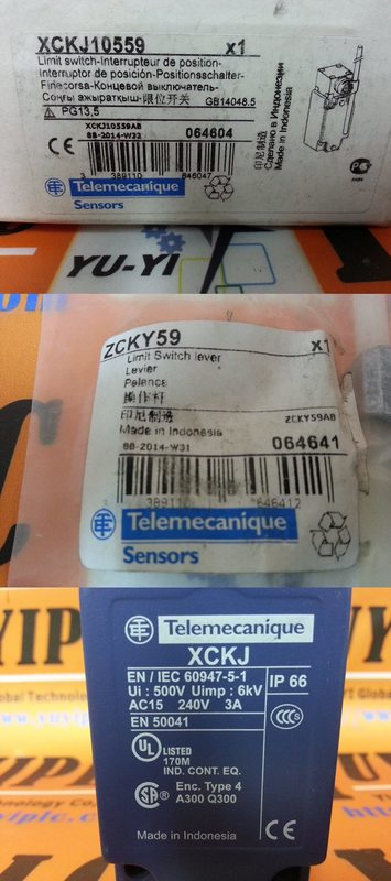 TELEMECANIQUE XCKJ10559 LIMIT SWITCH ZCKY59 / XCKJ NEW - 裕益科技自動化設備可程式 ...