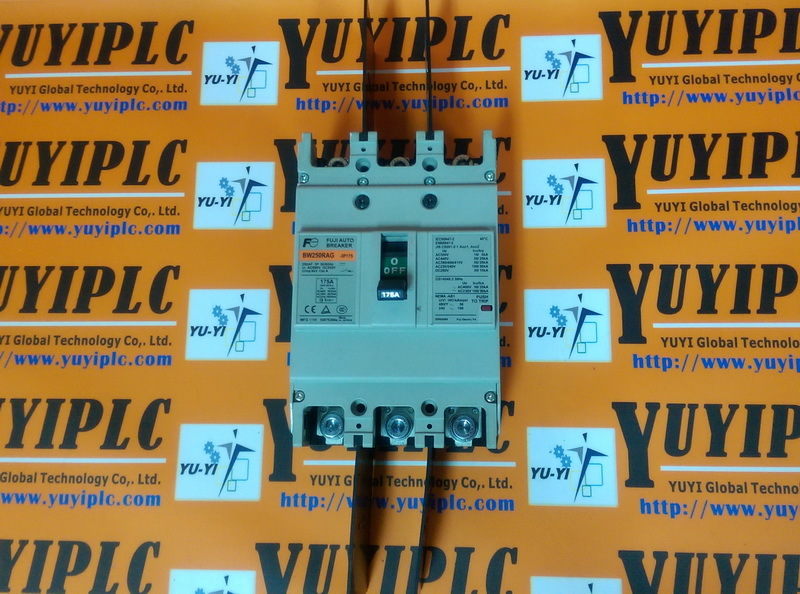 FUJI BW250RAG-3P175 CIRCUIT BREAKER - 裕益科技自動化設備可程式編碼器PLC分散式控制系統DCS