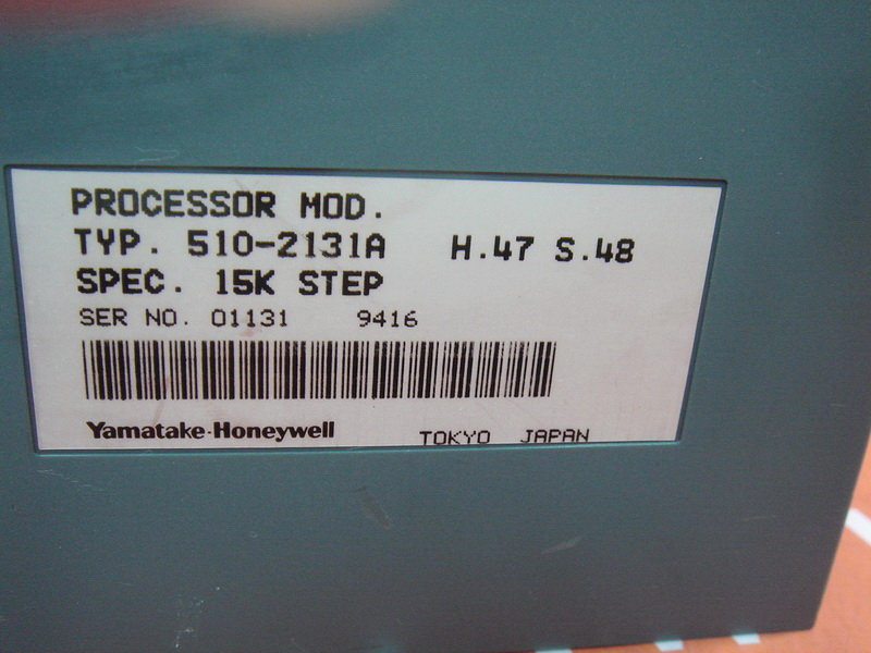 Yamatake-Honeywell PROCESSOR MOD 510-2131A - 裕益科技自動化設備可程式編碼器PLC分散式控制系統DCS