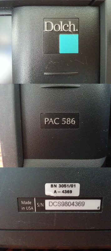 DOLCH PAC 586 Portable Computer - 裕益科技自動化設備可程式編碼器PLC分散式控制系統DCS