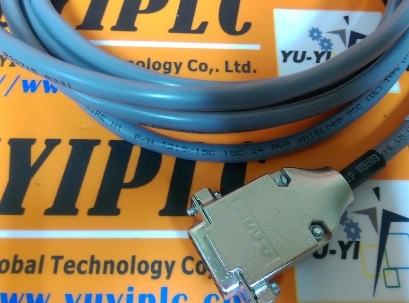 HMI 77-637-070301-000 Power Cord ALPHA WIRE 1219/15C 15C 24 AWG ...