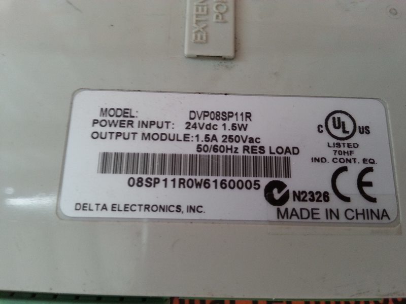 DELTA DVP-08SP DVP08SP11R Programmable controller - PLC DCS SERVO ...