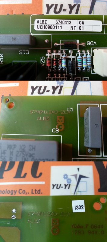 MERLIN GERIN ALBZ 6740413 PLC PC BOARD - 裕益科技自動化設備可程式編碼器PLC分散式控制系統DCS