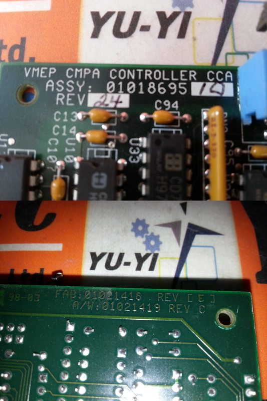 VMEP CMPA CONTROLLER CCA 01018695 BOARD - PLC DCS SERVO Control MOTOR ...