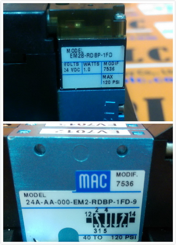 MAC EM2B-RDBP-1FD W/24A-AA-000-EM2-RDBP-1FD-9 electromagnetic valve - 裕 ...