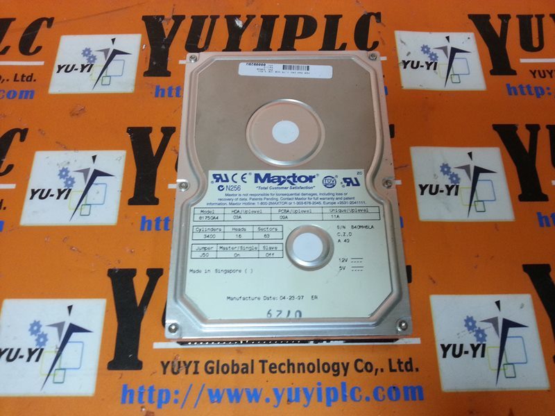MAXTOR 81750A4 1.7GB 4500RPM IDE HARD DRIVE - PLC DCS SERVO Control ...