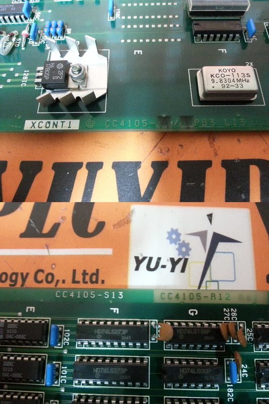 HITACHI XCONT1 CC4105-A1 CC4105-A/1 PB3 L13 BOARD - 裕益科技自動化設備可程式編碼器PLC ...