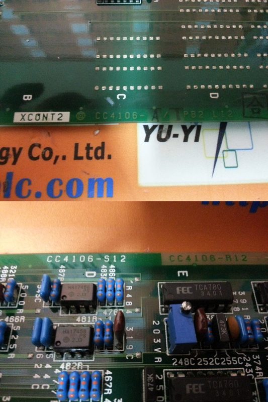HITACHI CC4106-R12 / CC4106-S12 BOARD - PLC DCS SERVO Control MOTOR ...