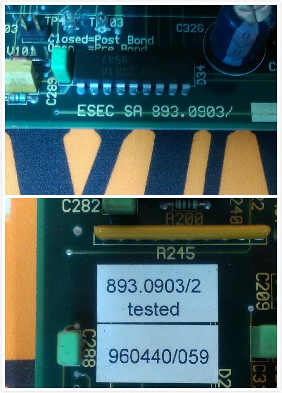 ESEC SA 893.0903 893.0903/2 BOARD - PLC DCS SERVO Control MOTOR POWER ...