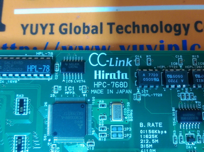 HIRATA HPC-768D CC-LINK MAIN SYSTEM BOARD - 裕益科技自動化設備可程式編碼器PLC分散式控制系統DCS