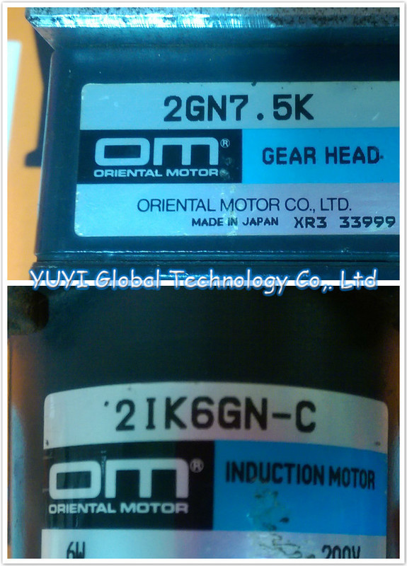 ORIENTAL 2GN7.5K WITH 2IK6GN-C SERVO MOTOR - 裕益科技自動化設備可程式編碼器PLC分散式控制系統DCS