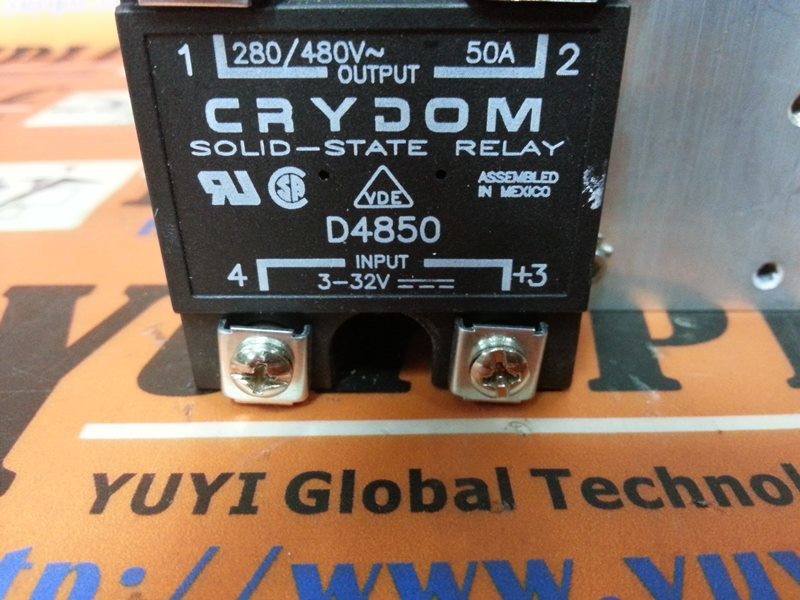 CRYDOM D4850 Solid State Relay - 裕益科技自動化設備可程式編碼器PLC分散式控制系統DCS