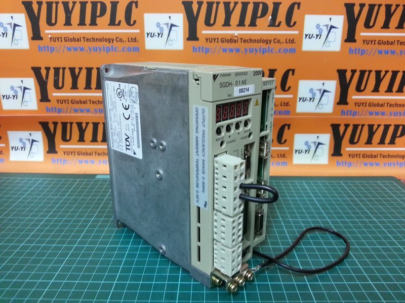 YASKAWA SERVO DRIVE SGDH-01AE WITH JUSP-NS100 - 裕益科技自動化設備可程式編碼器PLC分散式控制 ...