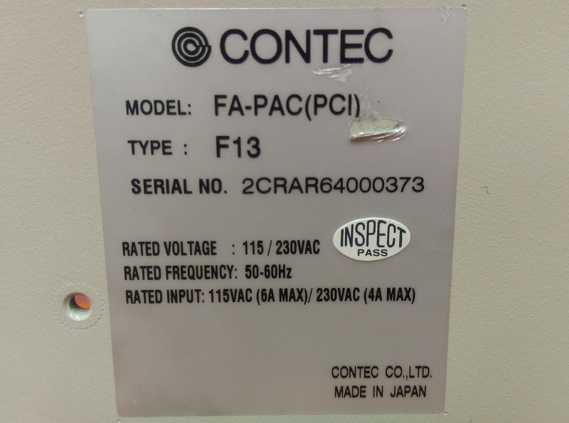 CONTEC FA-PAC(PCI) F13 Industrial computer - PLC DCS SERVO Control ...