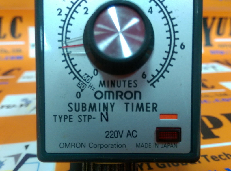 OMRON STP-N 220VAC SUBMINY TIMER - 裕益科技自動化設備可程式編碼器PLC分散式控制系統DCS
