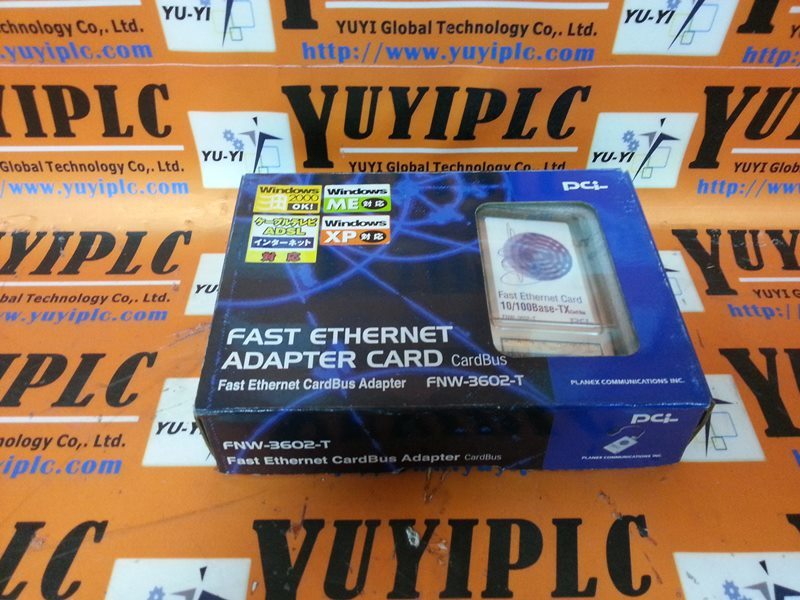 PLANEX FNW-3602-T FAST ETHERNET CARD 10/100Base-TX New in box - 裕益科技自動化 ...