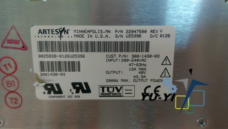 ARTESYN 22947500 REV V Power Supply - PLC DCS SERVO Control MOTOR POWER ...