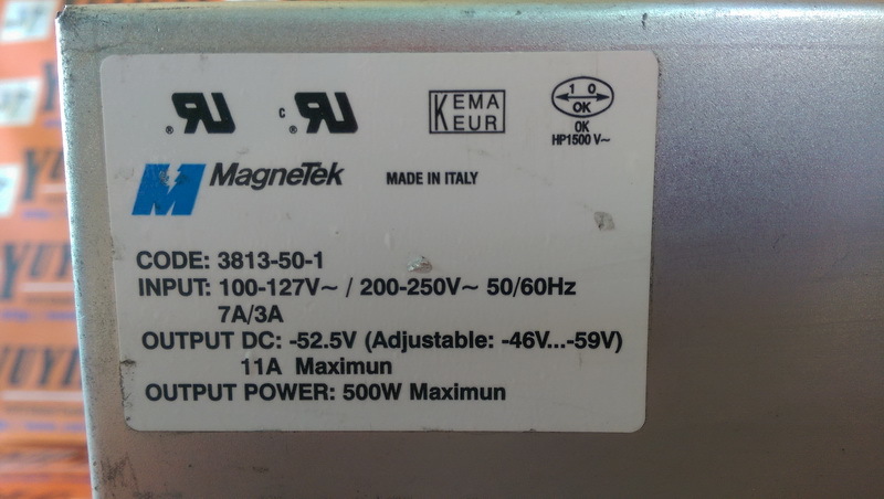 MAGNETEK 3813-50-1 POWER SUPPLY - 裕益科技自動化設備可程式編碼器PLC分散式控制系統DCS