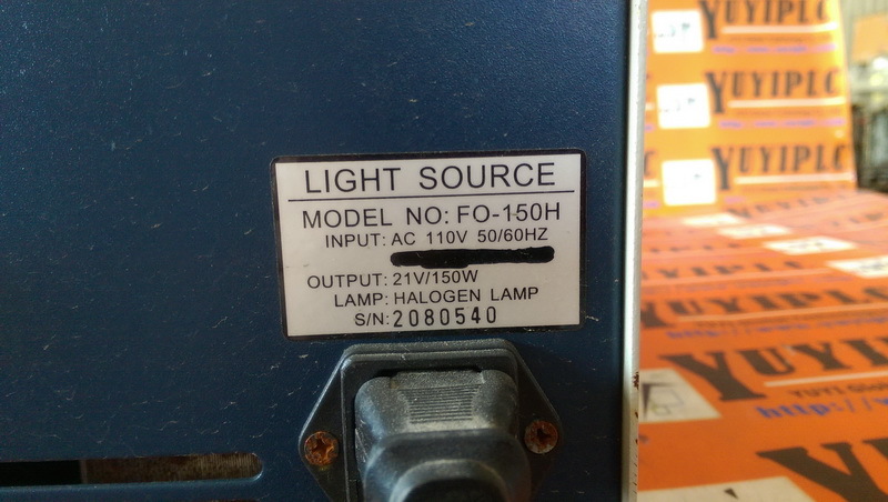 FO-150H LIGHT SOURCE HALOGEN LAMP - PLC DCS SERVO Control MOTOR POWER ...