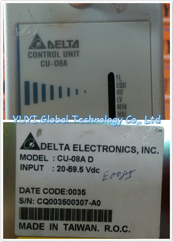 DELTA CU-08A D CU-08A CONTROL UNIT - 裕益科技自動化設備可程式編碼器PLC分散式控制系統DCS