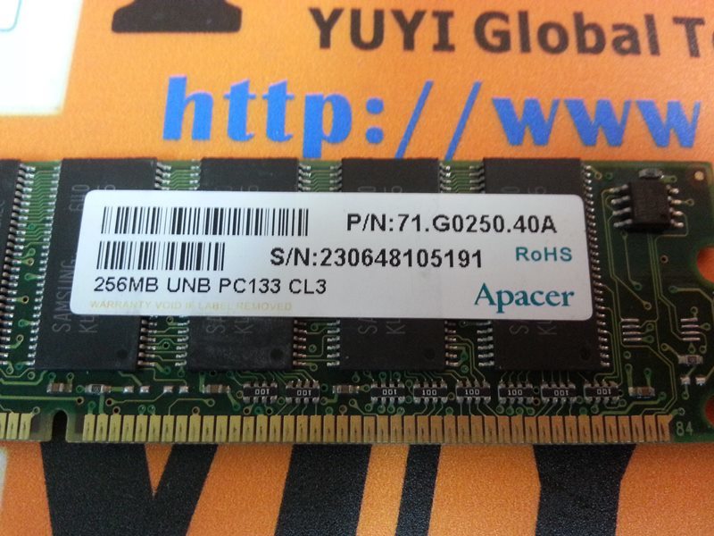 ADACER 256MB UNB PC133 CL3 SDRAM Computer Memory - 裕益科技自動化設備可程式編碼器PLC分散 ...