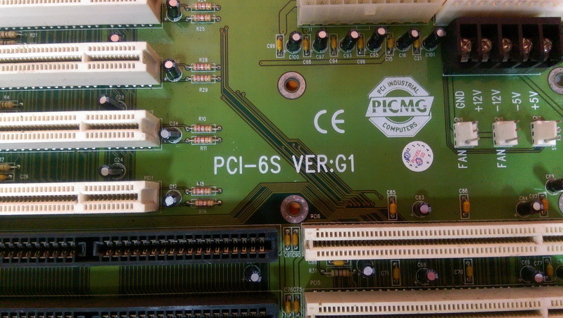 PICMG PCI-6S VER:G1 Backplane - PLC DCS SERVO Control MOTOR POWER ...