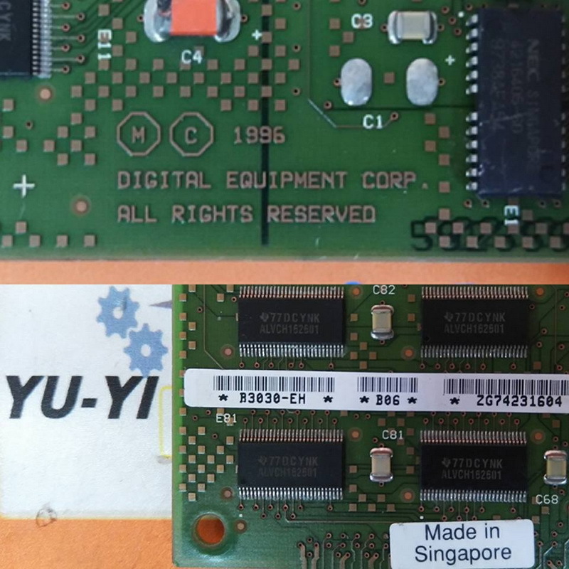 DIGITAL EQUIPMENT B3030-EH MEMORY BOARD - 裕益科技自動化設備可程式編碼器PLC分散式控制系統DCS