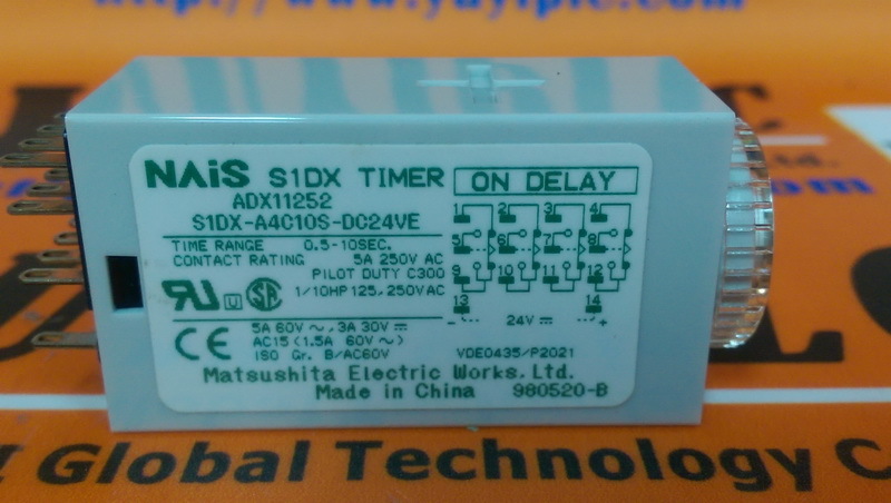 NAIS ADX11252 S1DX-A4C10S-DC24VE Time Relay-NEW - 裕益科技自動化設備可程式編碼器PLC分散式 ...