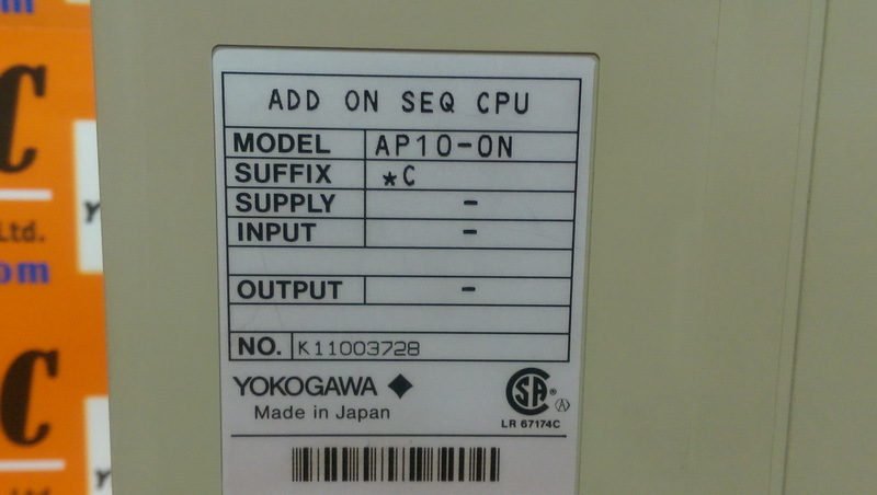 YOKOGAWA AP10-0N*C(AP10-ON*C) ADD ON SEQ CPU - 裕益科技自動化設備可程式編碼器PLC分散式控制系統DCS