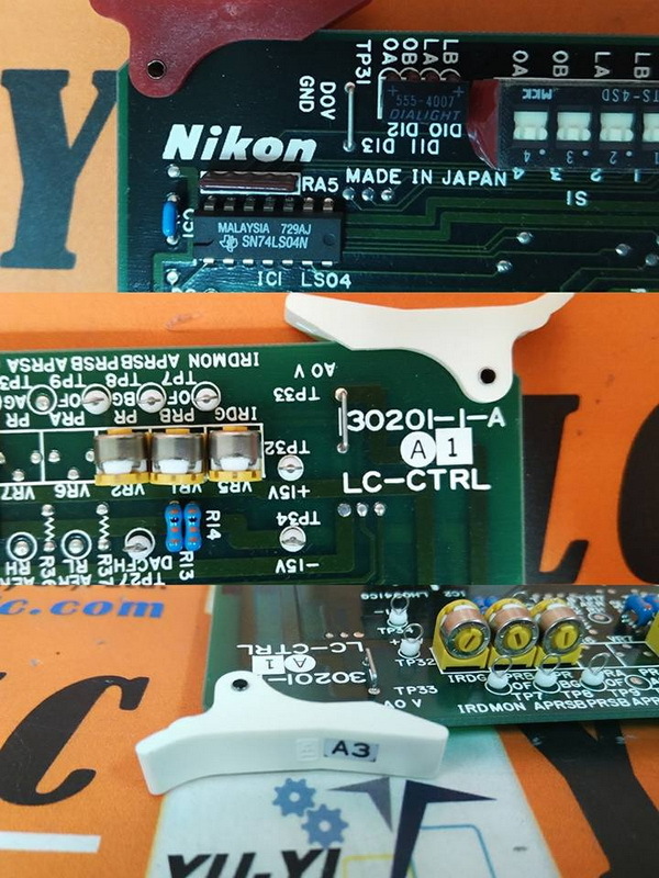NIKON 30201-1-A A3 LC-CTRL P.C. BOARD - PLC DCS SERVO Control MOTOR ...