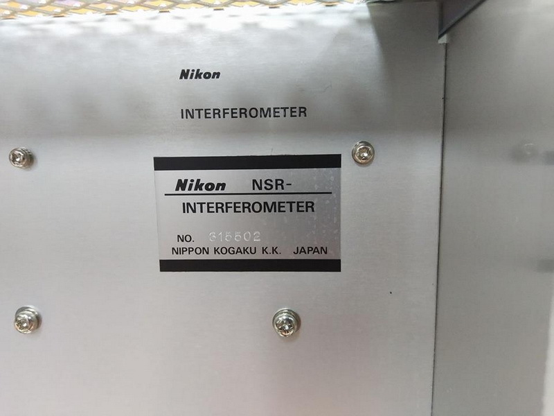 NIKON NSR INTERFEROMETER NO. 315502 - 裕益科技自動化設備可程式編碼器PLC分散式控制系統DCS