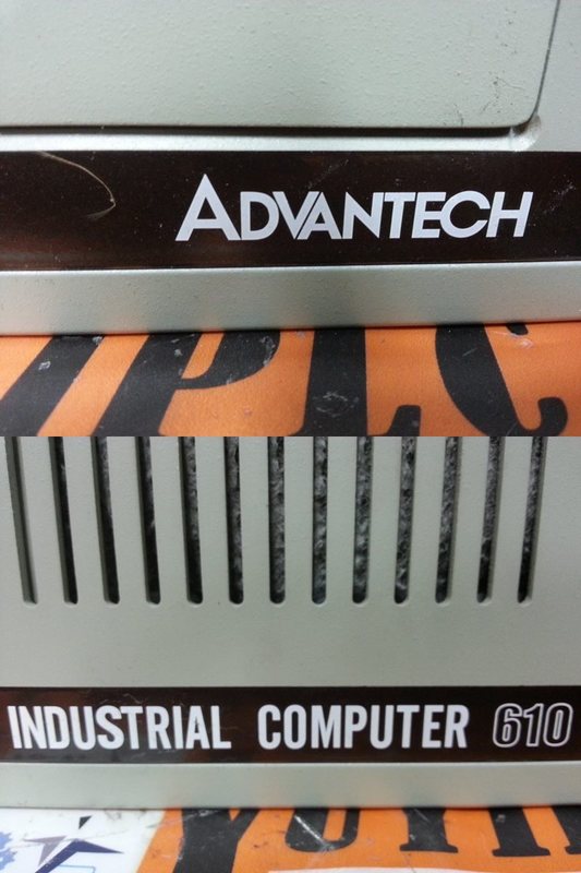 ADVANTECH 610 INDUSTRIAL COMPUTER - PLC DCS SERVO Control MOTOR POWER ...