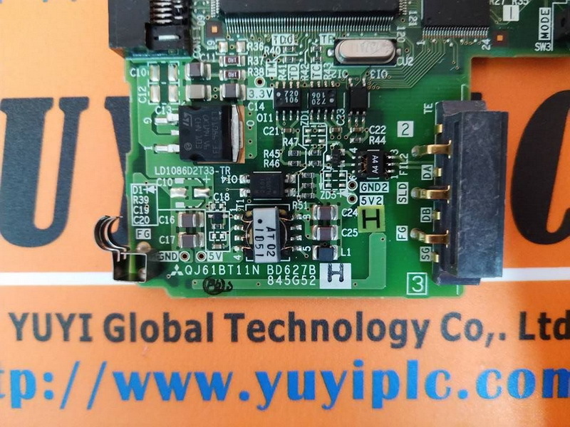 MITSUBISHI QJ61BT11N Q-PLC CC-LINK MODULE - PLC DCS SERVO Control MOTOR ...