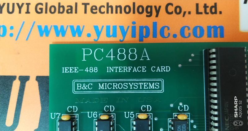 B&C MICROSYSTEMS PC488A IEEE-488 INTERFACE CARD - 裕益科技自動化設備可程式編碼器PLC分散式 ...