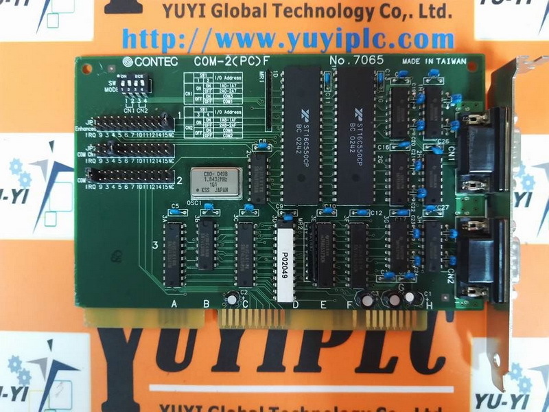 CONTEC COM-2(PC)F 2Ch RS-232C SERIAL I/O BOARD - 裕益科技自動化設備可程式編碼器PLC分散式 ...