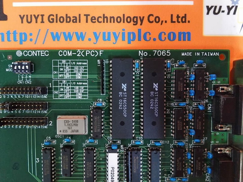 CONTEC COM-2(PC)F 2Ch RS-232C SERIAL I/O BOARD - 裕益科技自動化設備可程式編碼器PLC分散式 ...