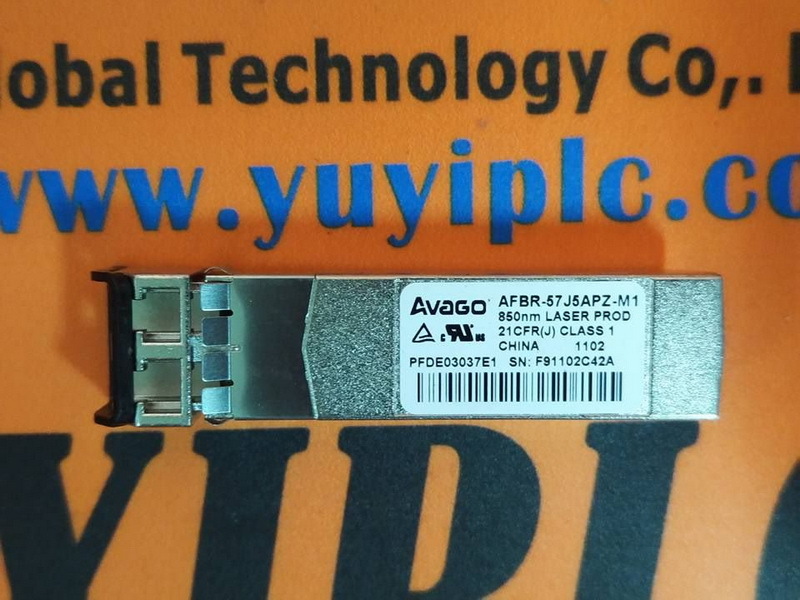AVAGO AFBR-57J5APZ-M1 FIBER OPTIC TRANSCEIVER MODULE - PLC DCS SERVO ...