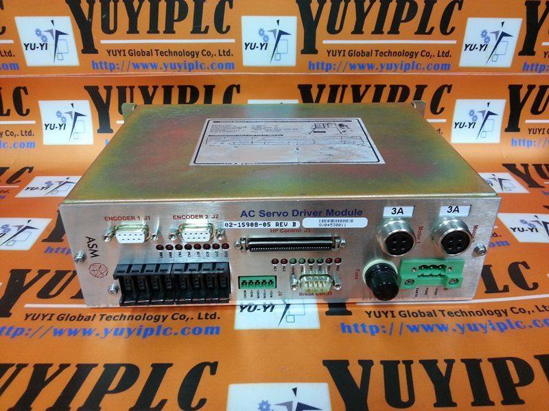ASM 02-15908-05 REV B AC SERVO DRIVER MODULE New in box - 裕益科技自動化設備可程式 ...