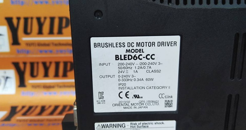 ORIENTAL VEXTA BRUSHLESS DC MOTOR DRIVER BLED6C-CC - 裕益科技自動化設備可程式編碼器PLC ...