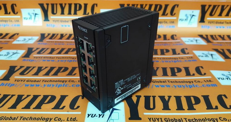 KEYENCE NE-V08 8PORT FAST ETHERNET SWITCH - PLC DCS SERVO Control MOTOR ...