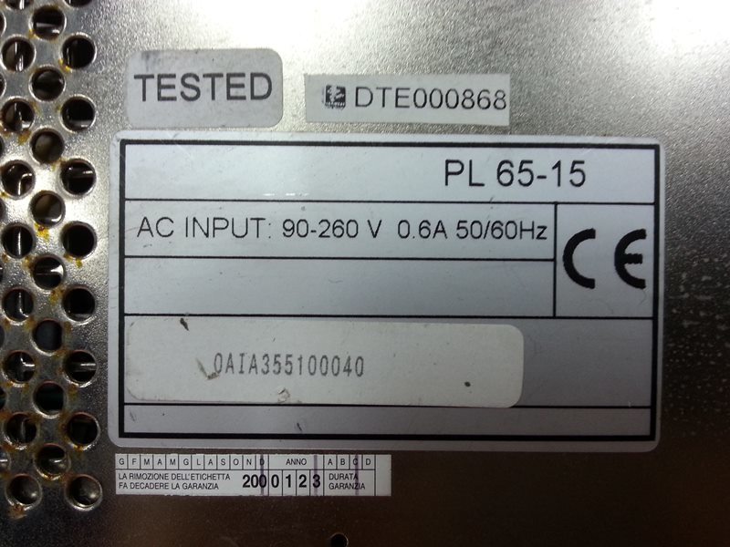 ISMECA PL 65-15 CONTROL PANEL - 裕益科技自動化設備可程式編碼器PLC分散式控制系統DCS