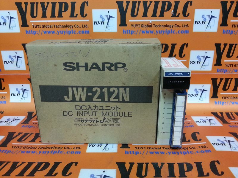 SHARP JW-202N DC INPUT MODULE (USED/Original boxed) - 裕益科技自動化設備可程式編碼器 ...
