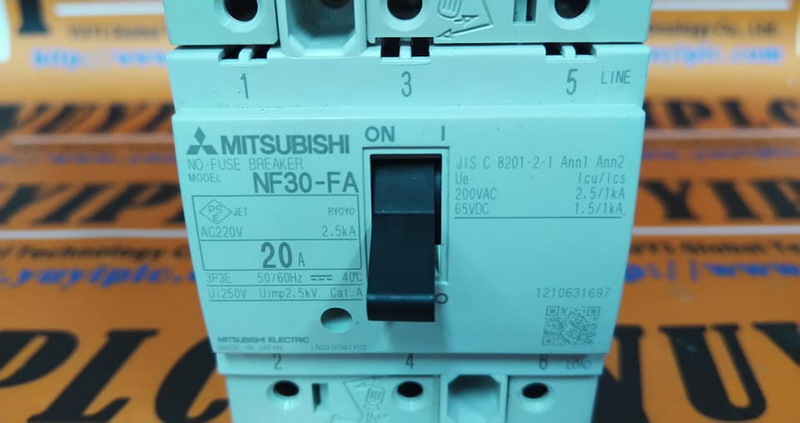 MITSUBISHI NF30-FA 20A NO-FUSE BREAKER 3P3E - 裕益科技自動化設備可程式編碼器PLC分散式控制系統DCS