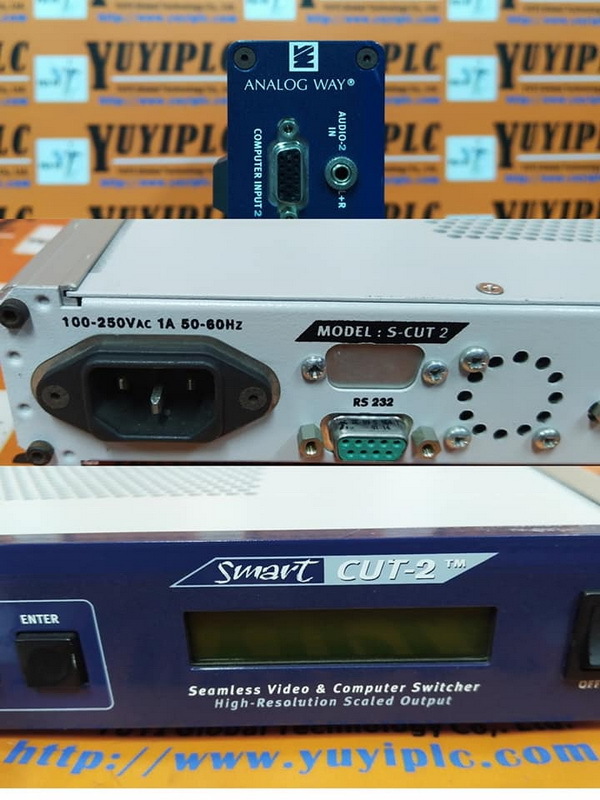 ANALOG WAY SMART CUT 2 DIGITAL VIDEO SCALER AND COMPUTER - 裕益科技自動化設備可程式 ...