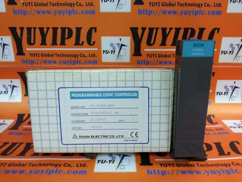 TAIAN D100 FA-D100-000 DUMMY MODULE New in box - 裕益科技自動化設備可程式編碼器PLC分散式 ...