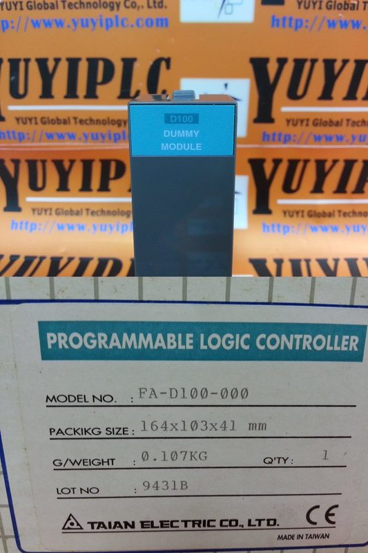 TAIAN D100 FA-D100-000 DUMMY MODULE New in box - 裕益科技自動化設備可程式編碼器PLC分散式 ...