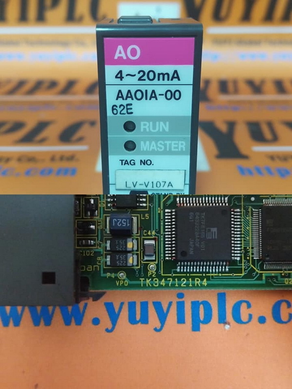 FUJI AO 4-20mA AAOIA-00 62E PLC MODULE - 裕益科技自動化設備可程式編碼器PLC分散式控制系統DCS